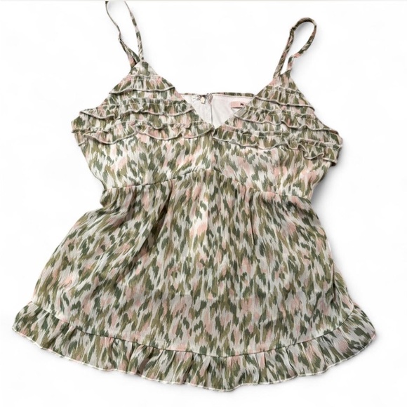 Tops | Green And Pink Cute Cami Top | Poshmark